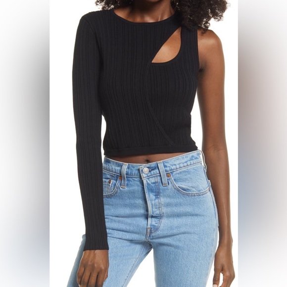 Open Edit | Sweaters | New With Tags Open Edit Asymmetric Keyhole One ...